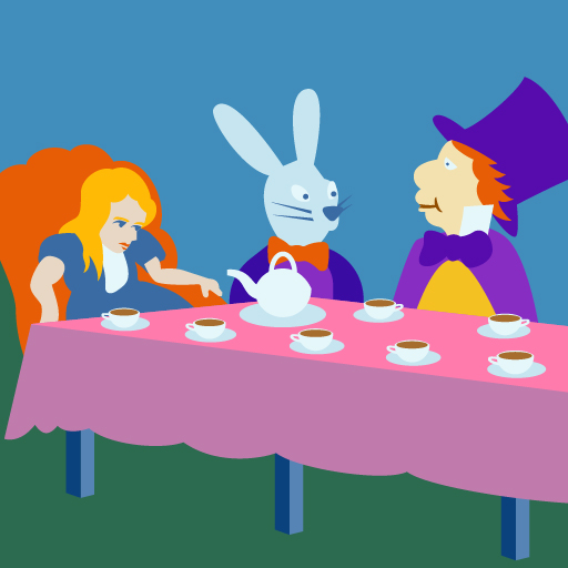 Tea Party Alice In Wonderland Characters New Alice's Mad Tea Party For